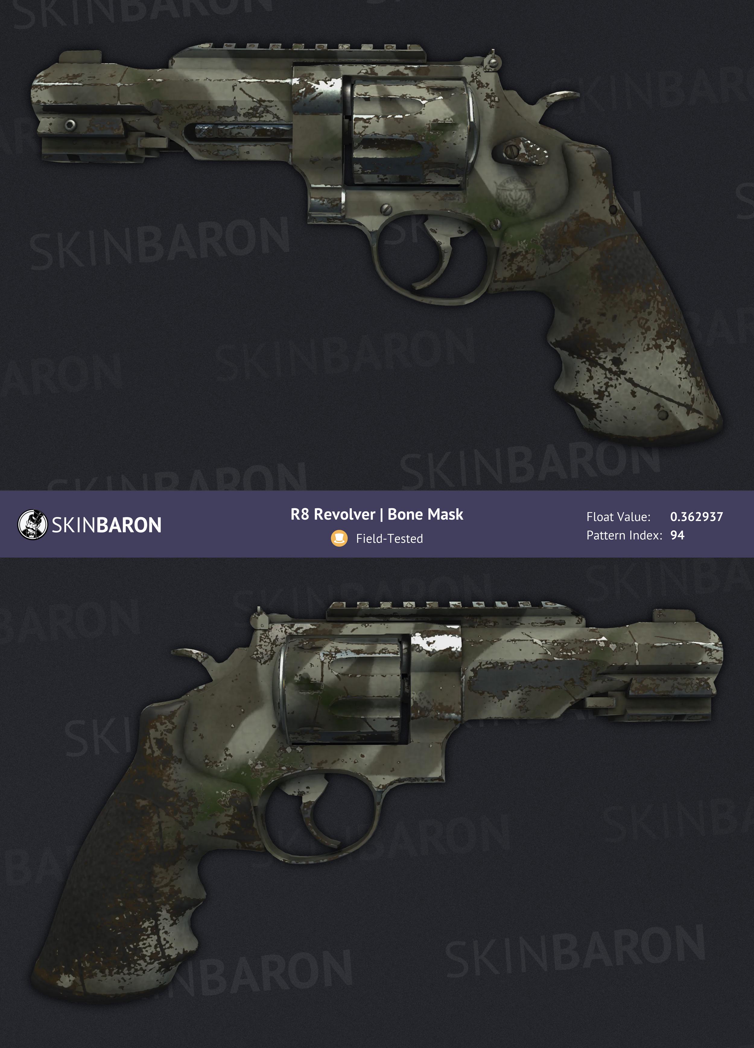 Buy R8 Revolver | Bone Mask (Field-Tested) | SkinBaron