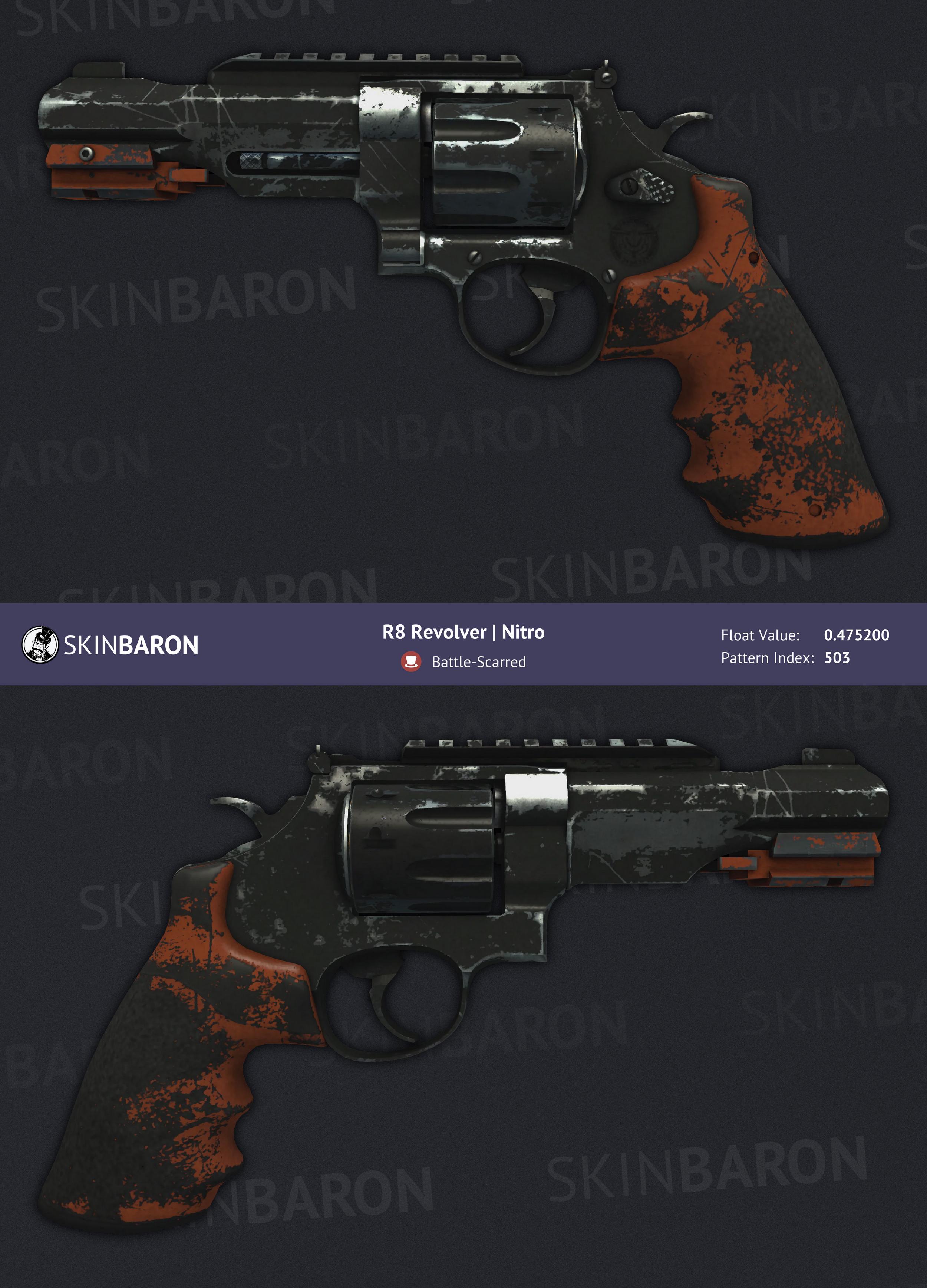 Buy R8 Revolver | Nitro (Battle-Scarred) | SkinBaron