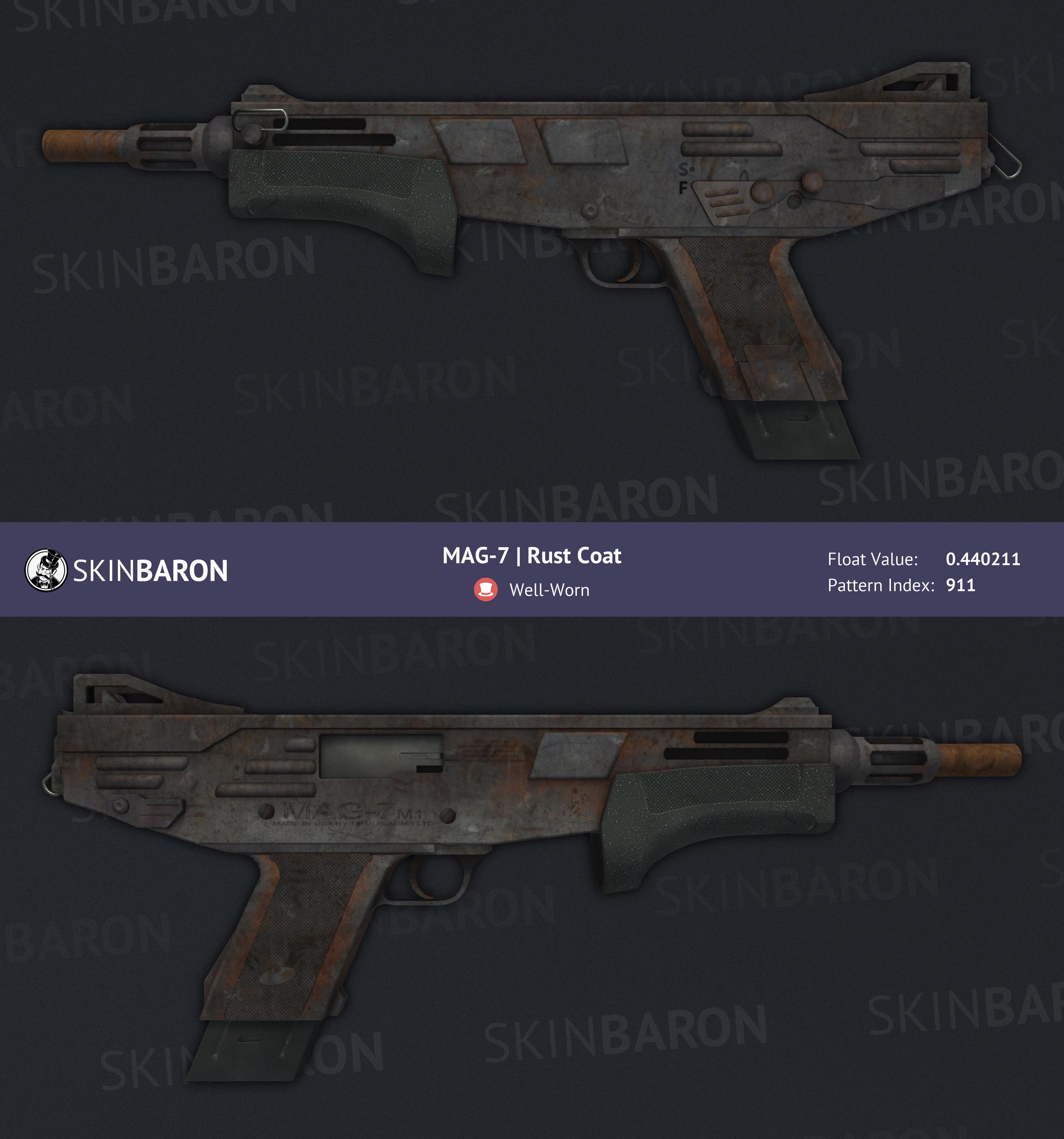 Buy MAG-7 | Rust Coat (Well-Worn) | SkinBaron